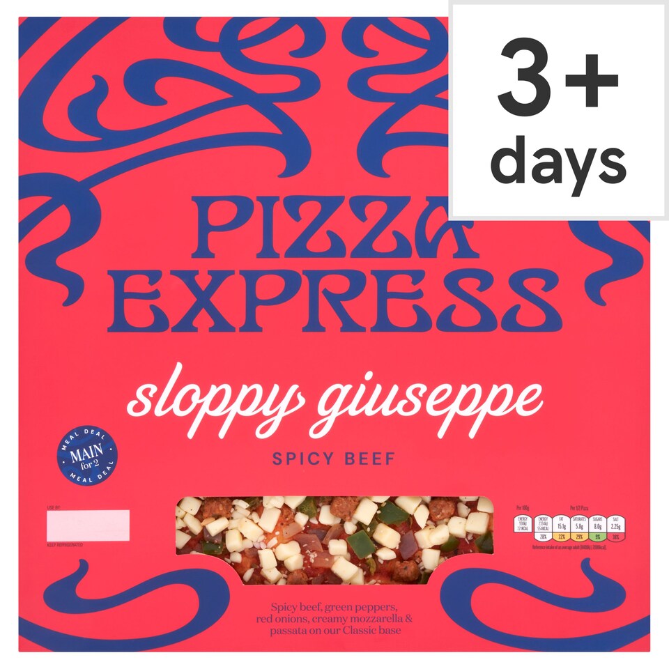 Pizza Express Classic Sloppy Giuseppe 515g - Tesco Groceries