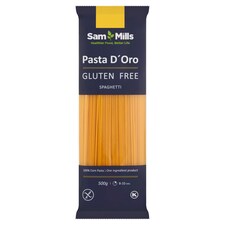 Sam Mills Pasta d'Oro Spaghetti Gluten-Free Dry Pasta from Corn 500 g ...