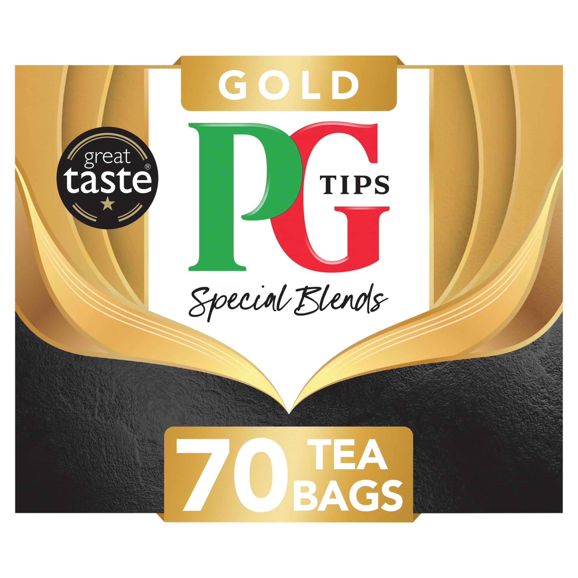 PG Tips Gold Speciality Black Tea 70 Tea Bags 203g - Tesco Groceries