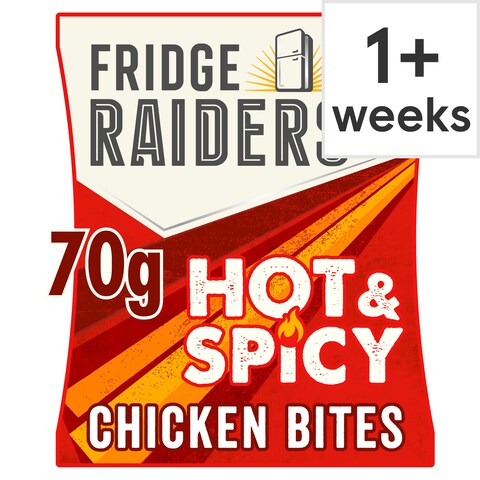 Fridge Raiders Hot & Spicy Chicken Bites 70g - Tesco Groceries