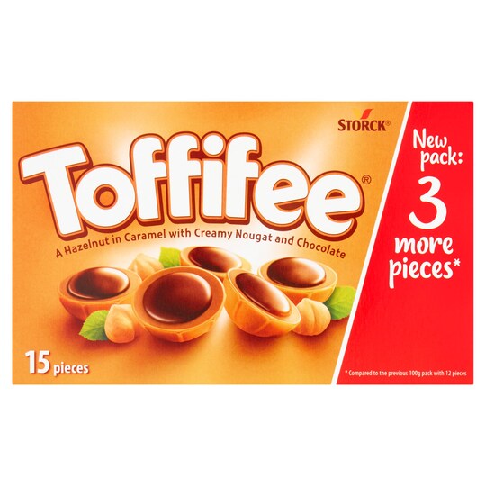 Toffifee 15 Pack 125G - Tesco Groceries