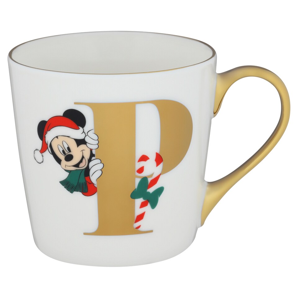 Tesco Mickey Alphabet P Mug - Tesco Groceries