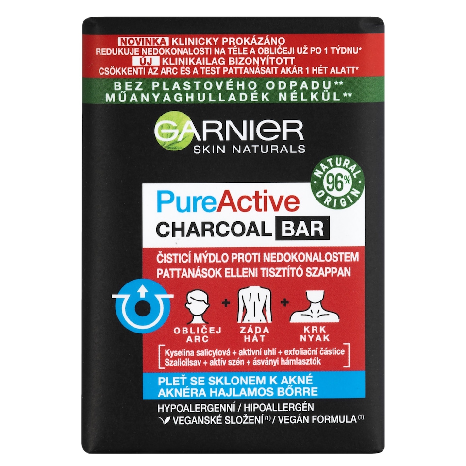 Garnier Pure Active Charcoal Bar 100 g - Tesco Groceries