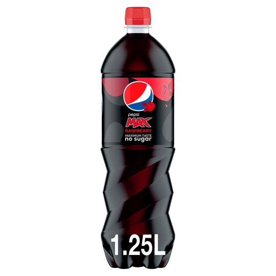 Pepsi Max Raspberry 1.25 Litre - Tesco Groceries