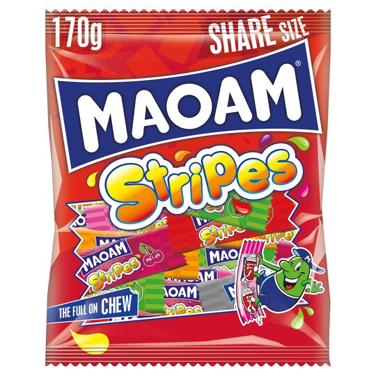 Maoam Stripes 170G Bag - Tesco Groceries
