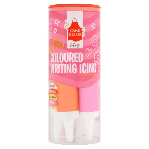 Cake Decor Coloured Writing Icing 76G - Tesco Groceries