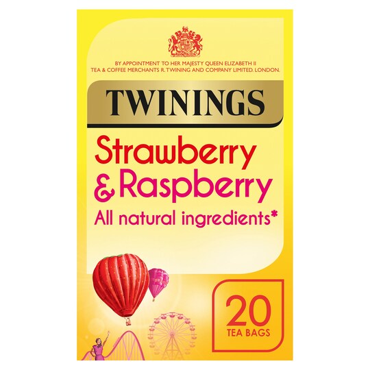 Twinings Strawberry & Raspberry 40G - Tesco Groceries