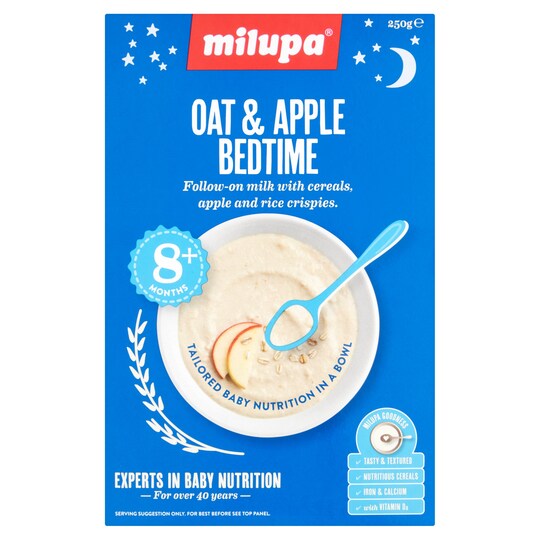 Milupa Oat & Apple Bedtime 250G - Tesco Groceries