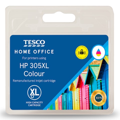 Tesco HP305XL Remanufactured Colour Printer Ink Cartridge - Tesco Groceries