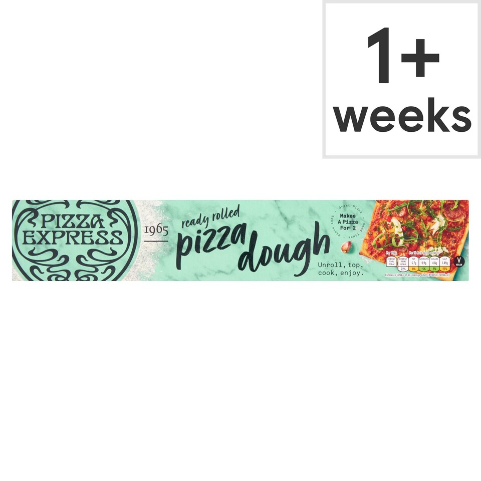 Pizza Express Ready Rolled Pizza Dough 400G - Tesco Groceries