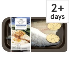 Tesco 2 Lemon & Pepper Sea Bass Fillets 200G - Tesco Groceries