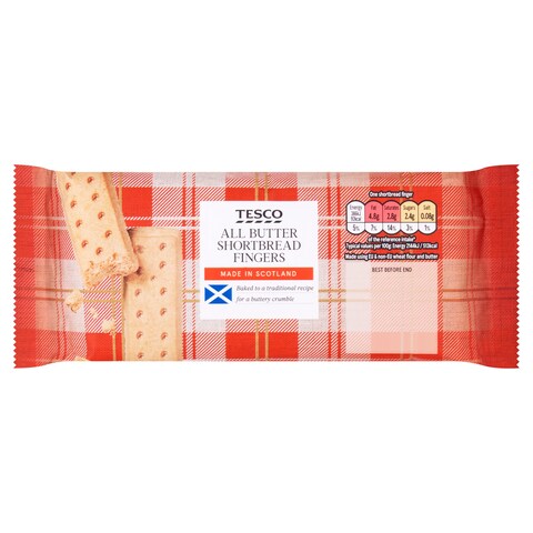 Tesco All Butter Shortbread Fingers 210G - Tesco Groceries