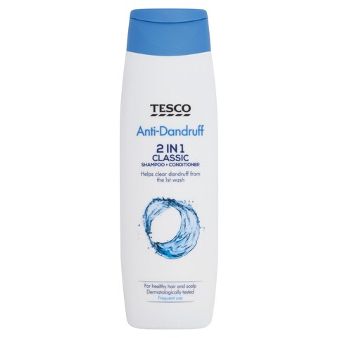 Tesco 2 In 1 Anti-Dandruff Shampoo 300Ml - Tesco Groceries