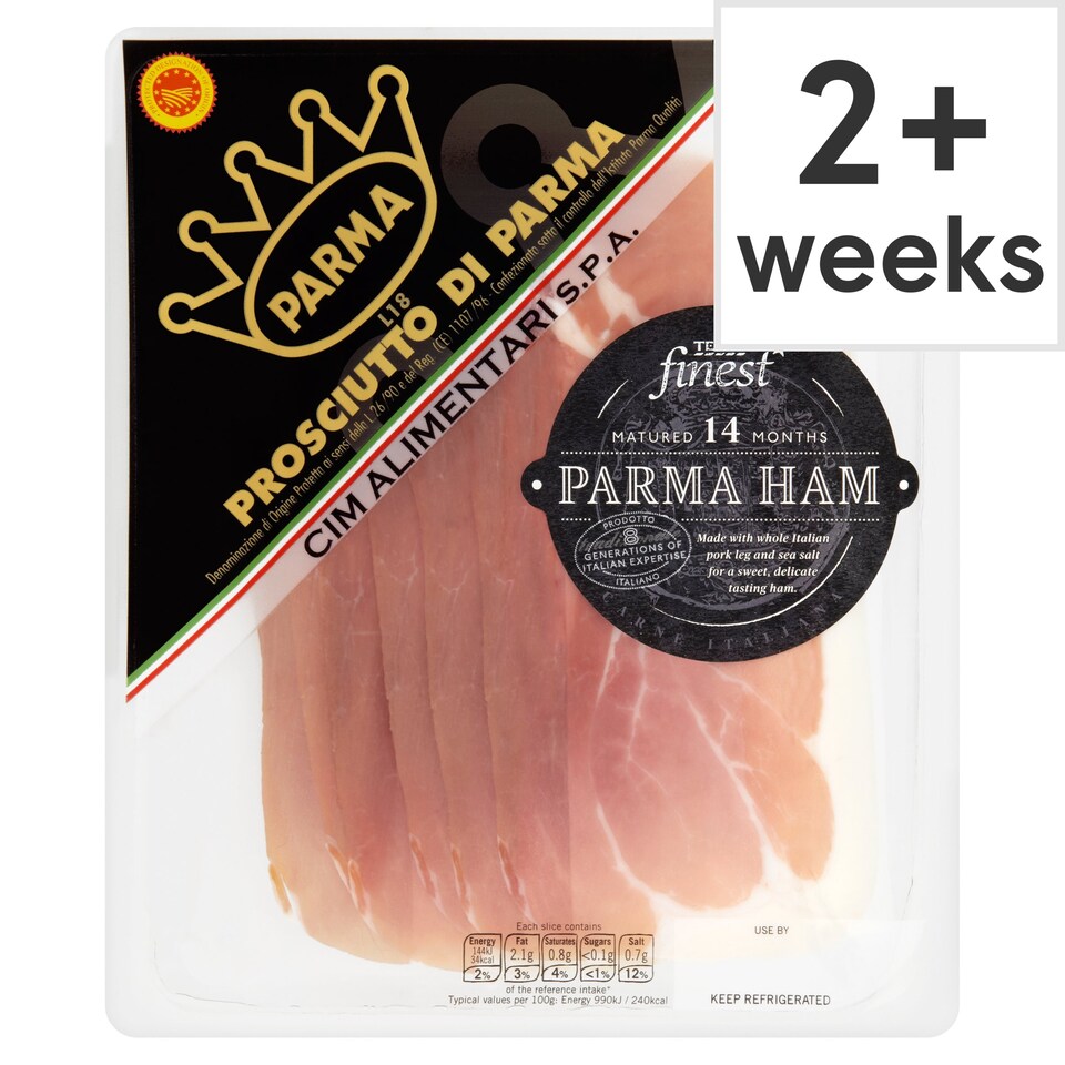 Tesco Finest 14 Month Genuine Parma Ham 88G - Tesco Groceries