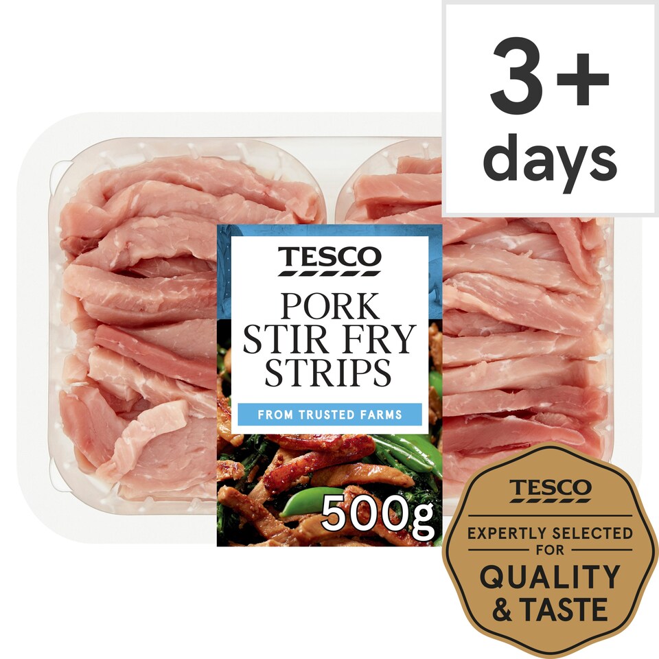 Tesco Pork Stir Fry 500G - Tesco Groceries
