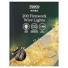 Tesco Firework String Christmas Lights - Tesco Groceries