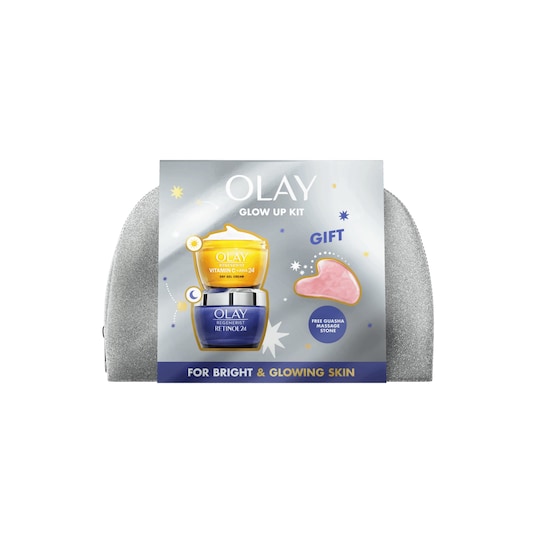 Olay Day And Night Cream Moisturiser Glow Up Kit Tesco Groceries