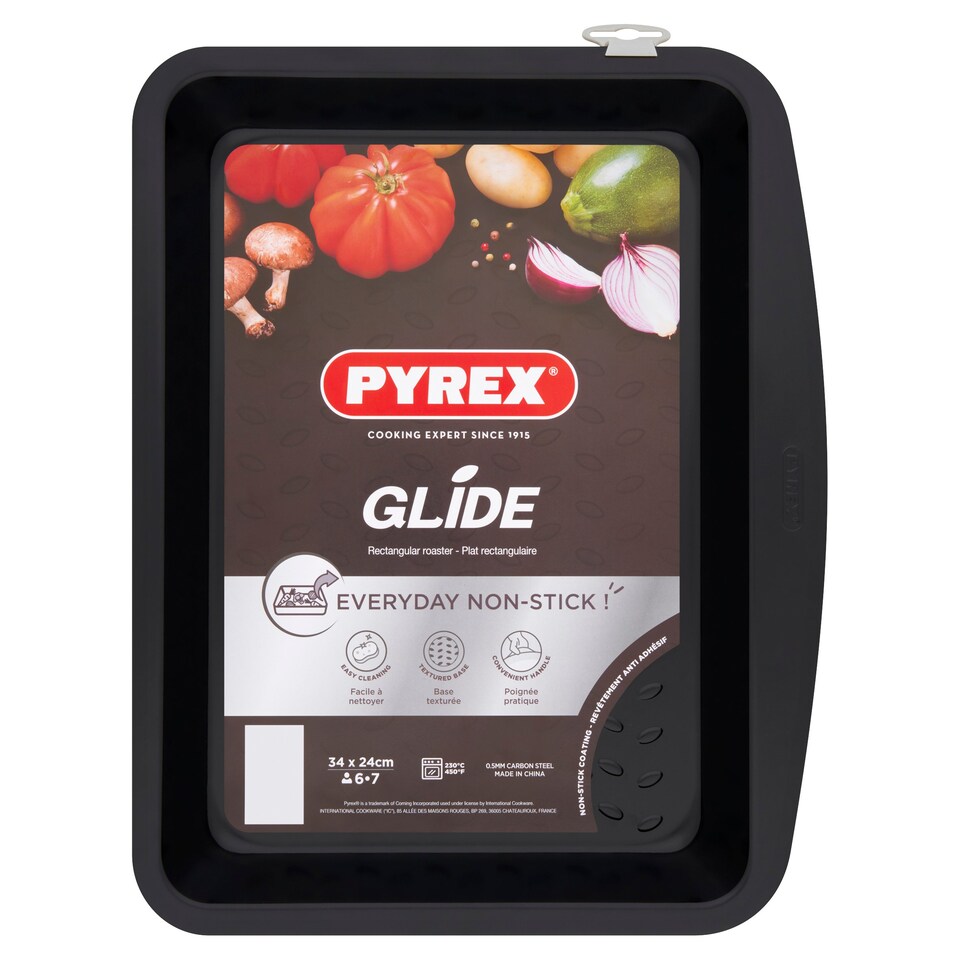 Pyrex Glide Rectangular Roaster 34CM - Tesco Groceries