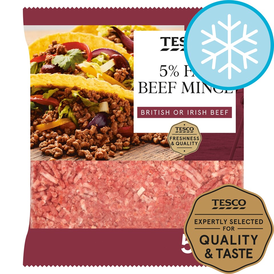 Tesco Lean Beef Steak Mince 5 % Fat 500G - Tesco Groceries