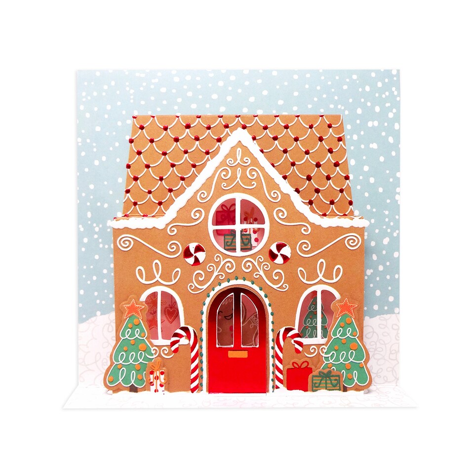 Tesco 3D Gingerbread House Cards 5 Pack - Tesco Groceries