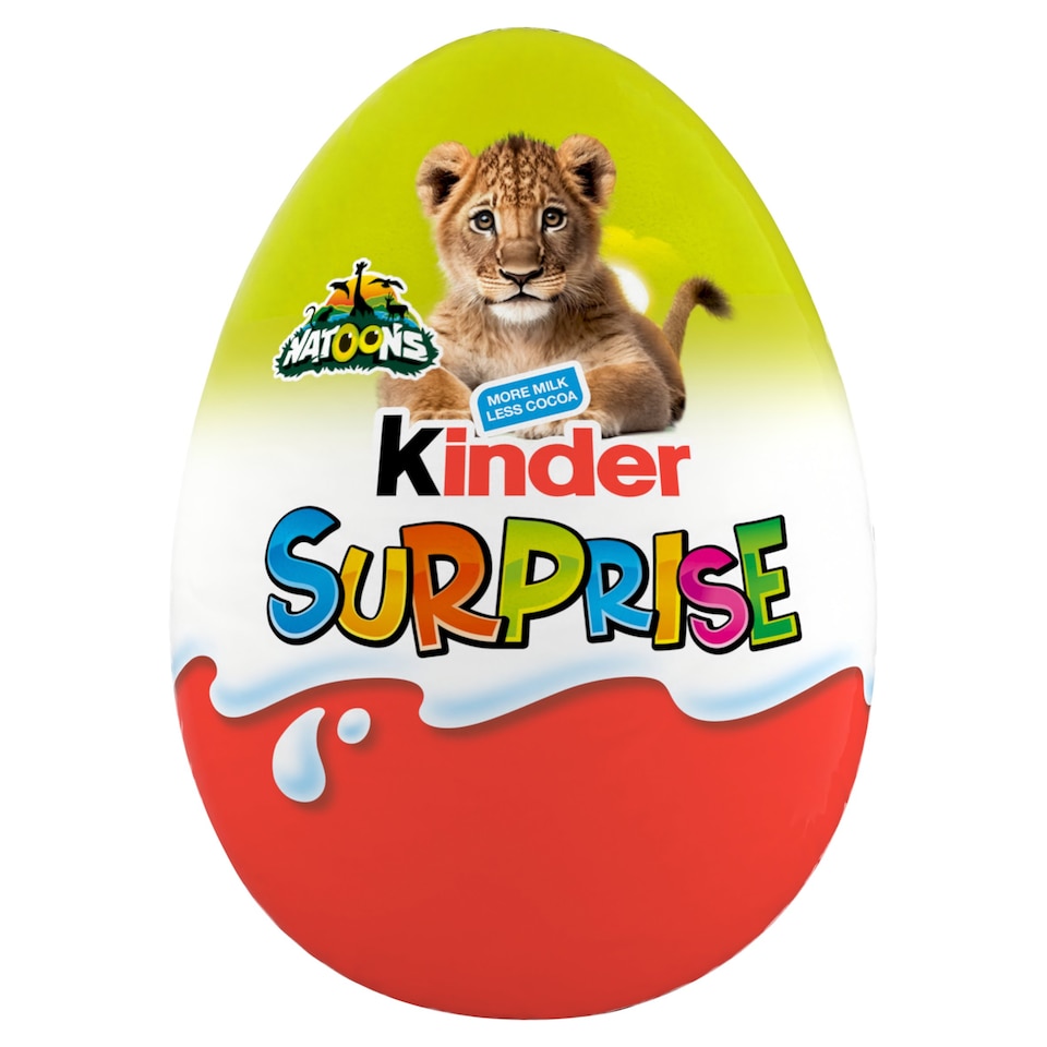 Kinder Surprise Natoons Chocolate Egg 20g - Tesco Groceries