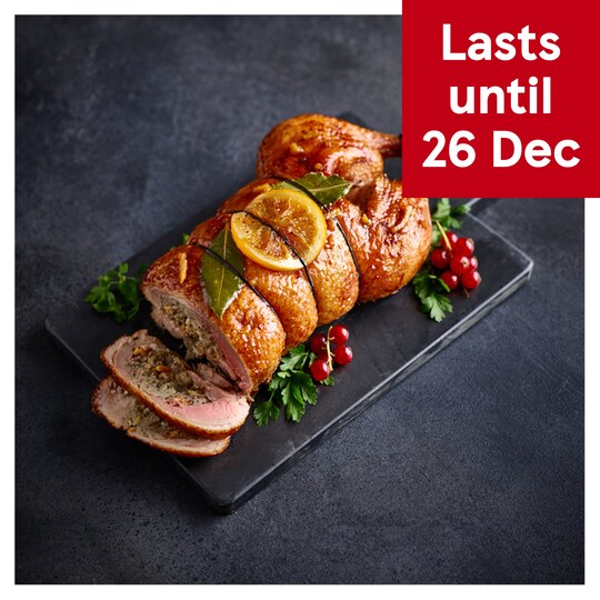 Tesco Finest Easy Carve Duck with an Orange & Maple Glaze Serves 5 ...