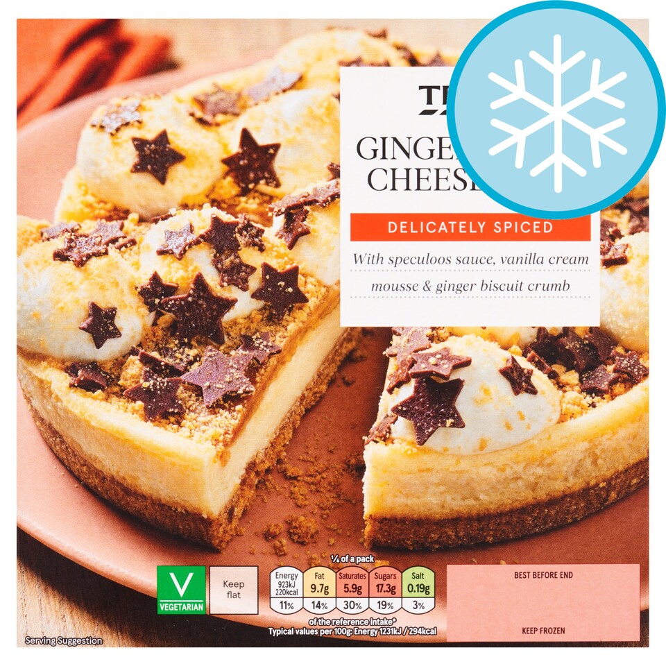 Tesco Gingerbread Cheesecake 450G - Tesco Groceries