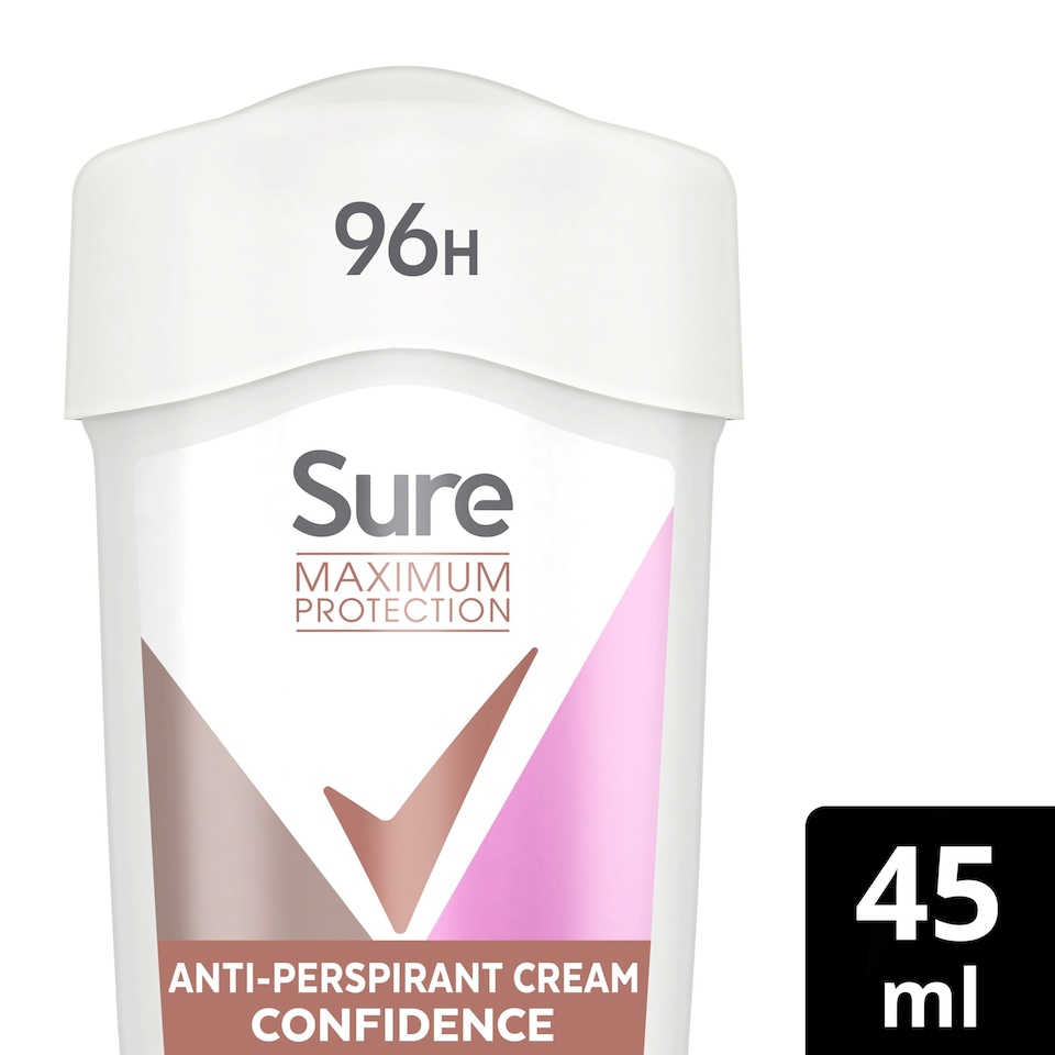 Sure Women Maximum Protection Confidence Cream Antiperspirant Deodorant ...