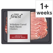 Tesco Finest Smoked Wiltshire Cured Bacon 240G - Tesco Groceries