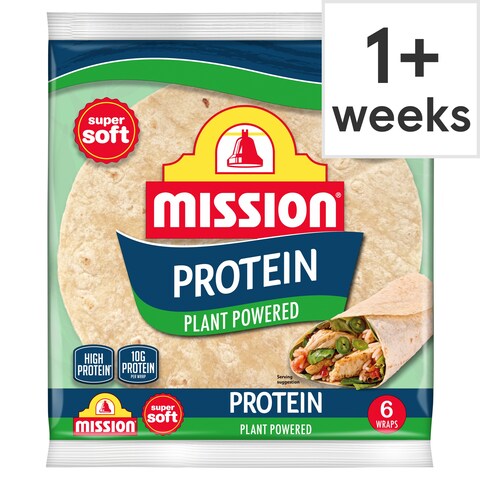 Mission Protein Plant Powered Wraps 6 Pack - Tesco Groceries