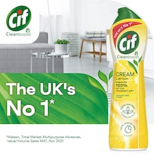 Cif Cream Lemon Fresh 500Ml - Tesco Groceries