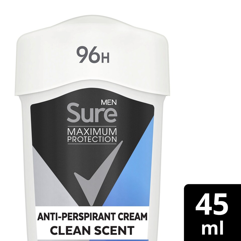 Sure Men Maximum Protection Fresh Scent Cream Antiperspirant Deodorant ...