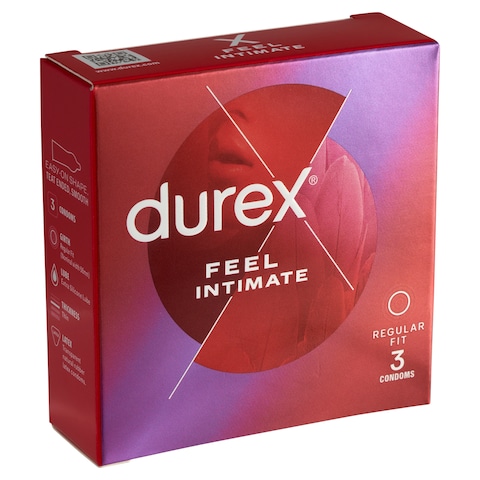 Durex Feel Intimate Condoms 3 pcs - Tesco Groceries