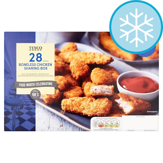 T. 28 Boneless Chicken Sharing Box 560g - Tesco Groceries
