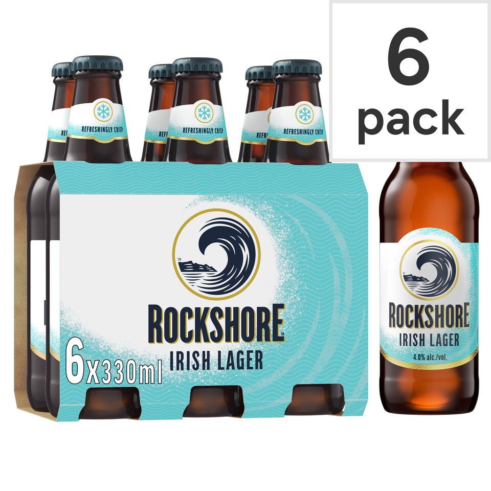 Rockshore Lager 6 Pack 330Ml Bottle - Tesco Groceries