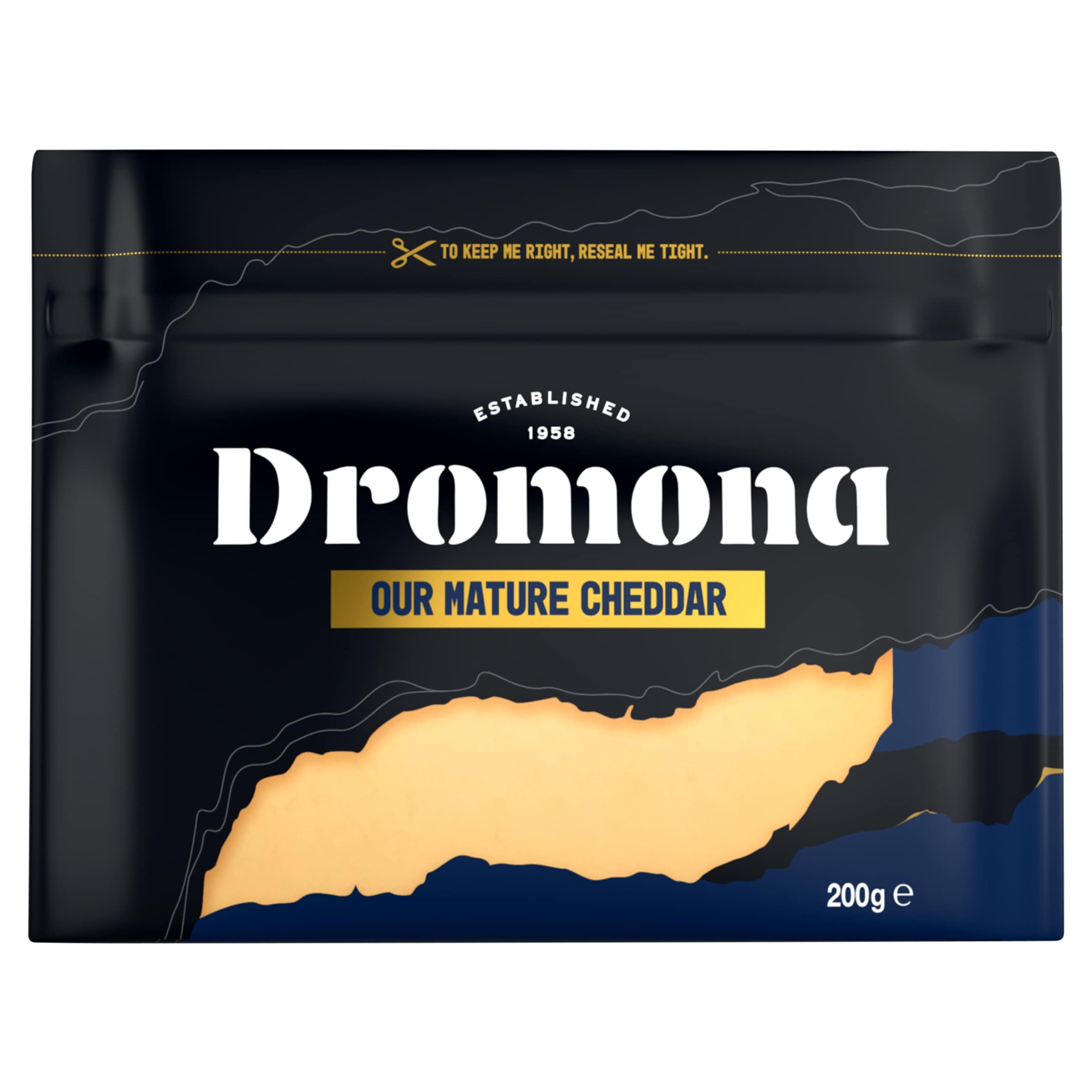 Dromona Mature Cheddar Cheese 200 G - Tesco Groceries