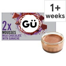 Gu Milk Chocolate Mousse & Ganache 2X70g - Tesco Groceries
