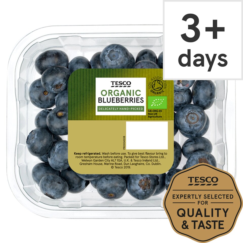 Tesco Organic Blueberries 150G - Tesco Groceries
