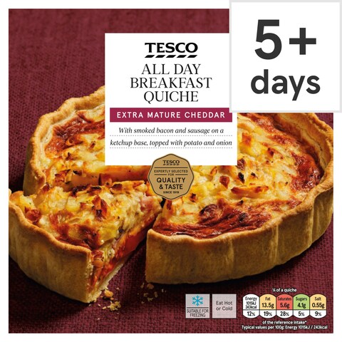 Tesco All Day Breakfast Quiche 400g - Tesco Groceries