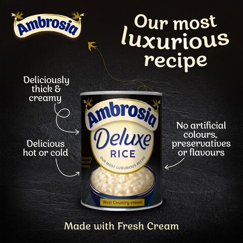 Ambrosia Deluxe Rice Pudding Dessert 400G - Tesco Groceries