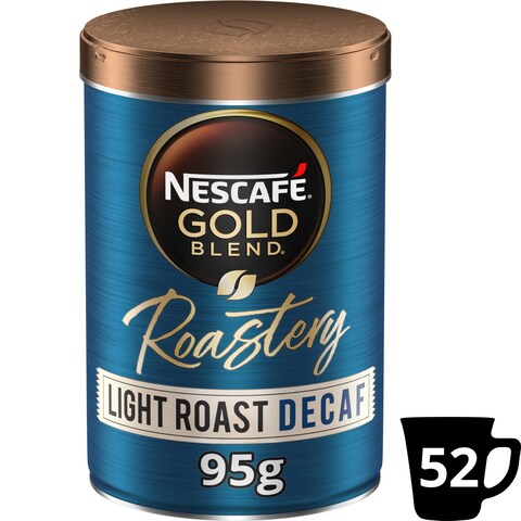Nescafe Gold Blend Roastery Collection Light Roast Decaf Instant Coffee ...
