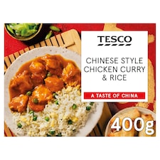 Tesco Chinese Style Chicken Curry & Rice 400g - Tesco Groceries