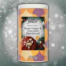 Tesco Finest Ginger & Chocolate Shortbread 180G - Tesco Groceries
