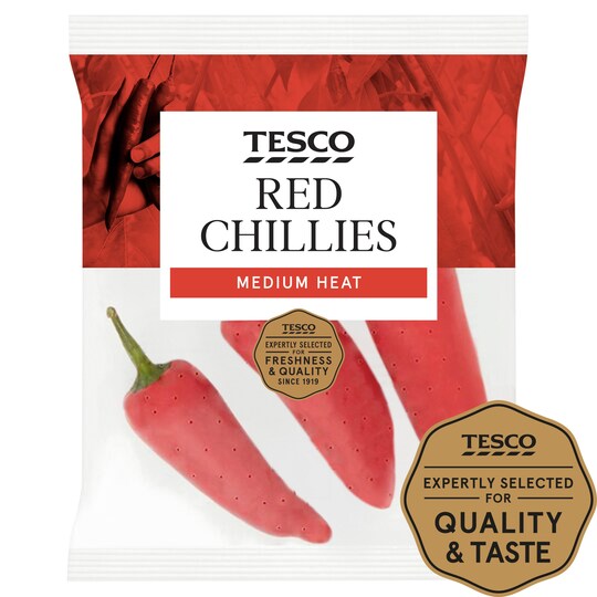 Tesco Red Chillies 60G - Tesco Groceries