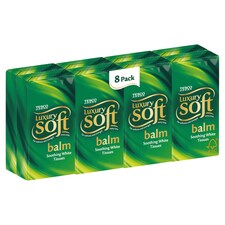 Tesco Balm Pocket Tissues 8 Pack - Tesco Groceries