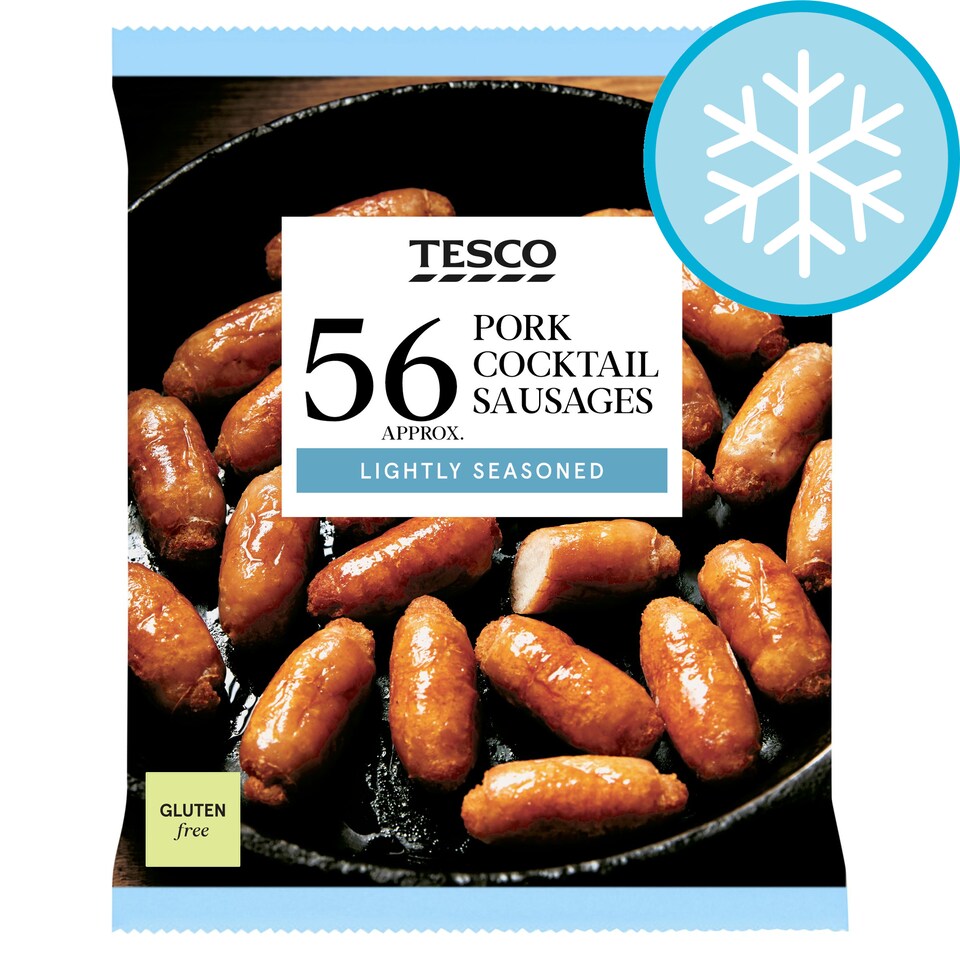 Tesco 56 Pork Cocktail Sausages 672G - Tesco Groceries