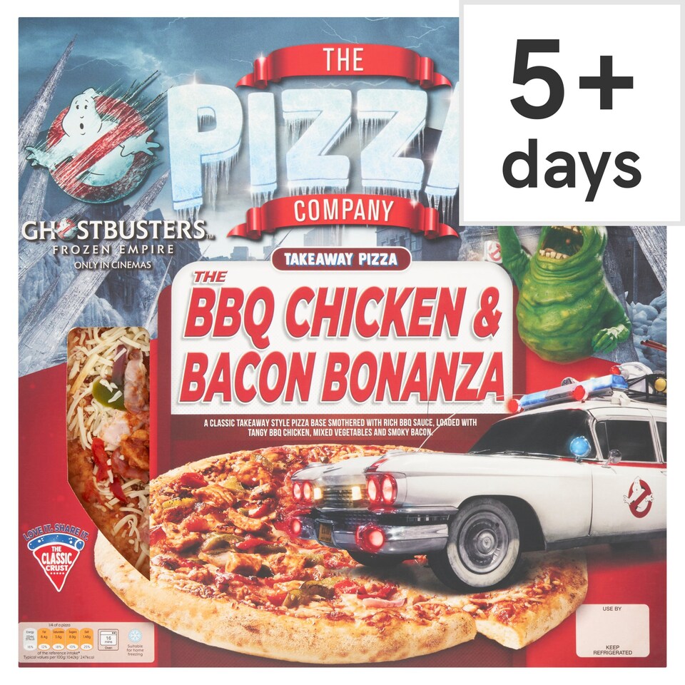 The Pizza Company Bbq Chicken & Bacon Bonanza 525G - Tesco Groceries