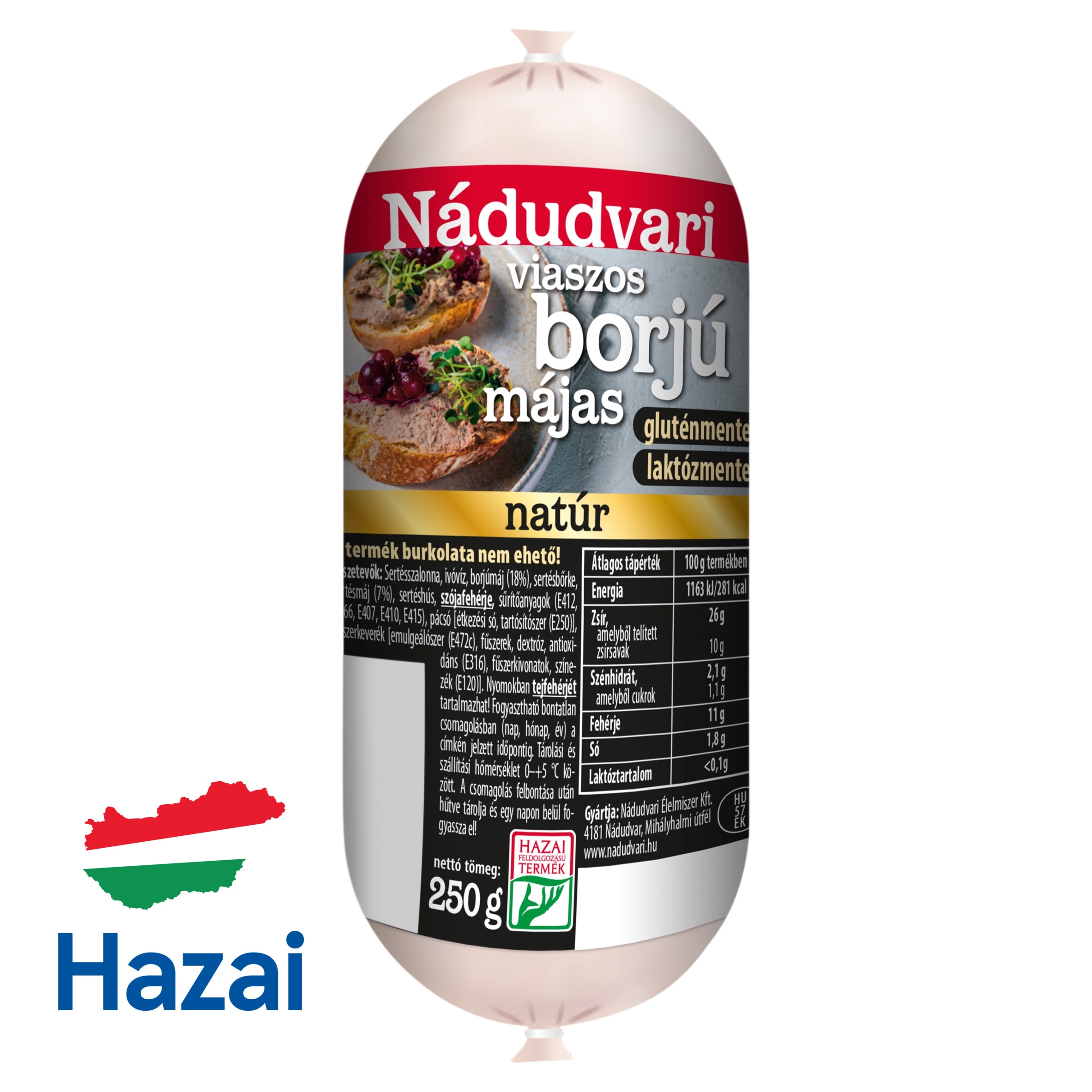 Nádudvari natúr viaszos borjú májas 250 g - Tesco Groceries
