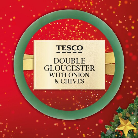 Tesco Gloucester Chive, Onion Truckle 100G - Tesco Groceries