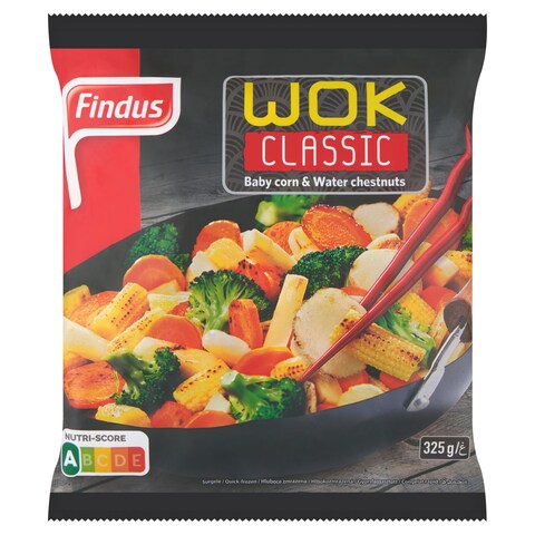 Findus Wok Classic Quick-Frozen Mix of Seasoned Wok Vegetables 325 g ...